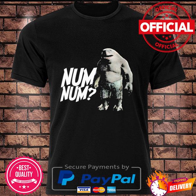 King shark the suicide squad num num cute shirt, hoodie, sweater, long ...